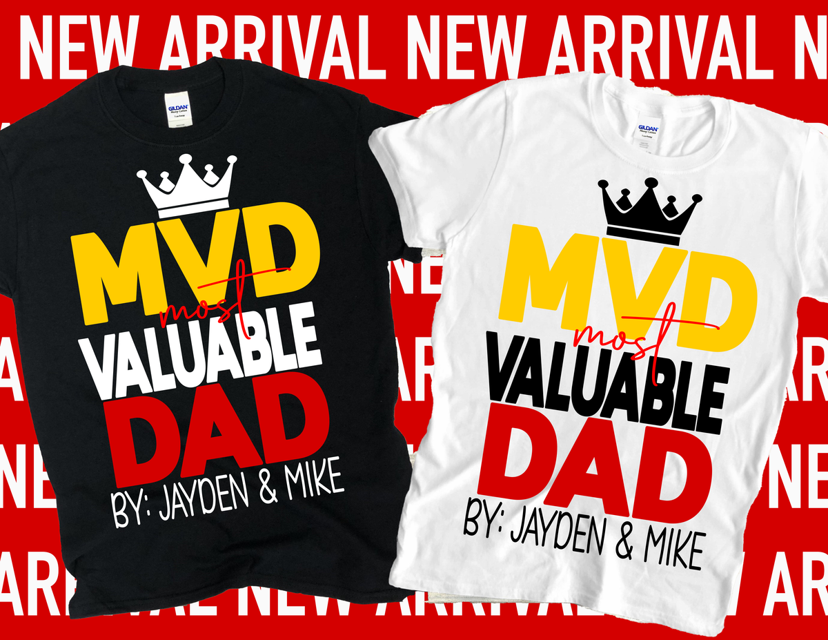 Most Valuable Dad-Red – shopteesthings